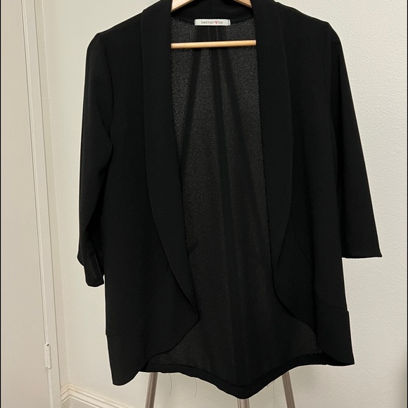 Better Be | Jackets & Coats | See Through Black Jacket | Poshmark